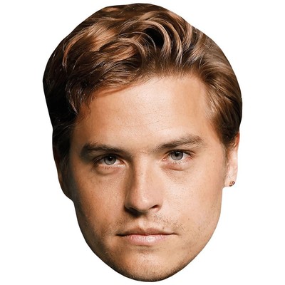 Dylan Sprouse (Stubble) Celebrity Mask, Flat Card Face, Fancy Dress ...