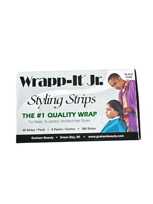 Graham Wrapp-It Jr. Styling Strip Refills 9 packs of 40 strips | eBay