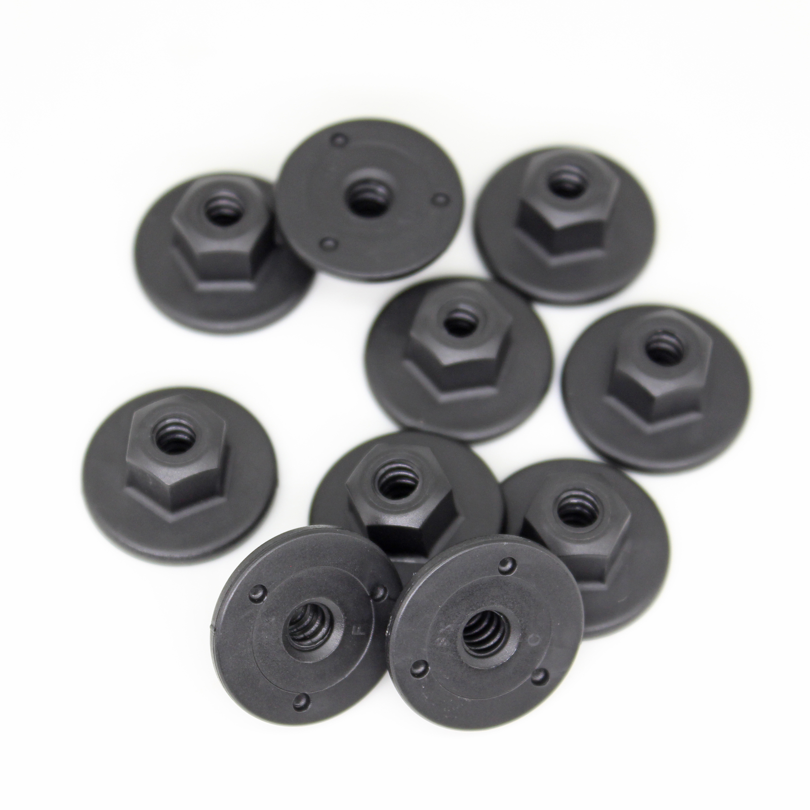 20Pcs 10 mm Hex Head Plastic Self-Threading Nut For BMW 07147169847 | eBay