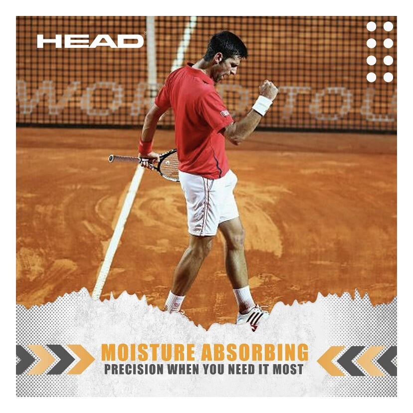 (3)Pack With Tape HEAD Super Comp Racquet Overgrip Tennis Racket Grip ...