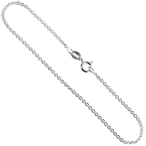 0.9mm to 6mm Sterling Silver Italian Classic Cable Chain Necklace or ...