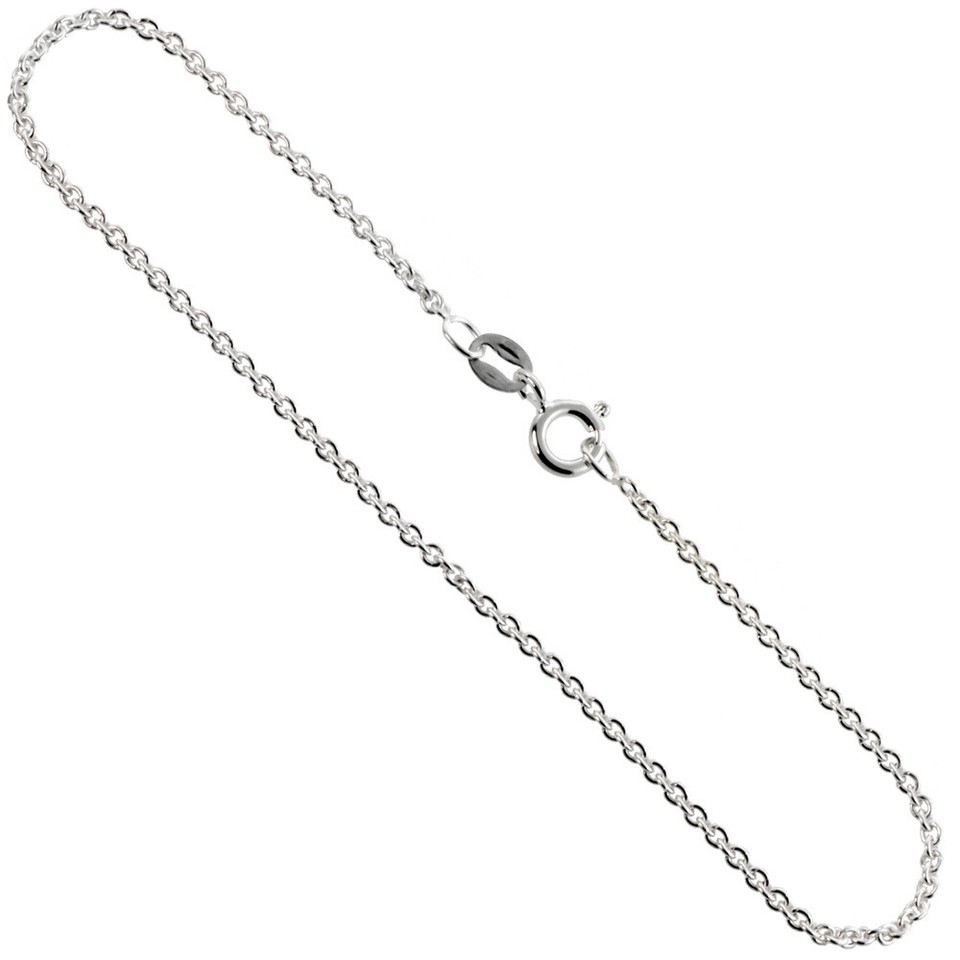 0.9mm to 6mm Sterling Silver Italian Classic Cable Chain Necklace or ...