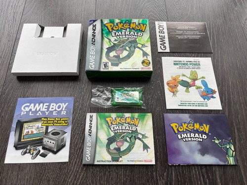 Pokemon Emerald Nintendo Game Boy Advance GBA - Complete CIB - Tested ...