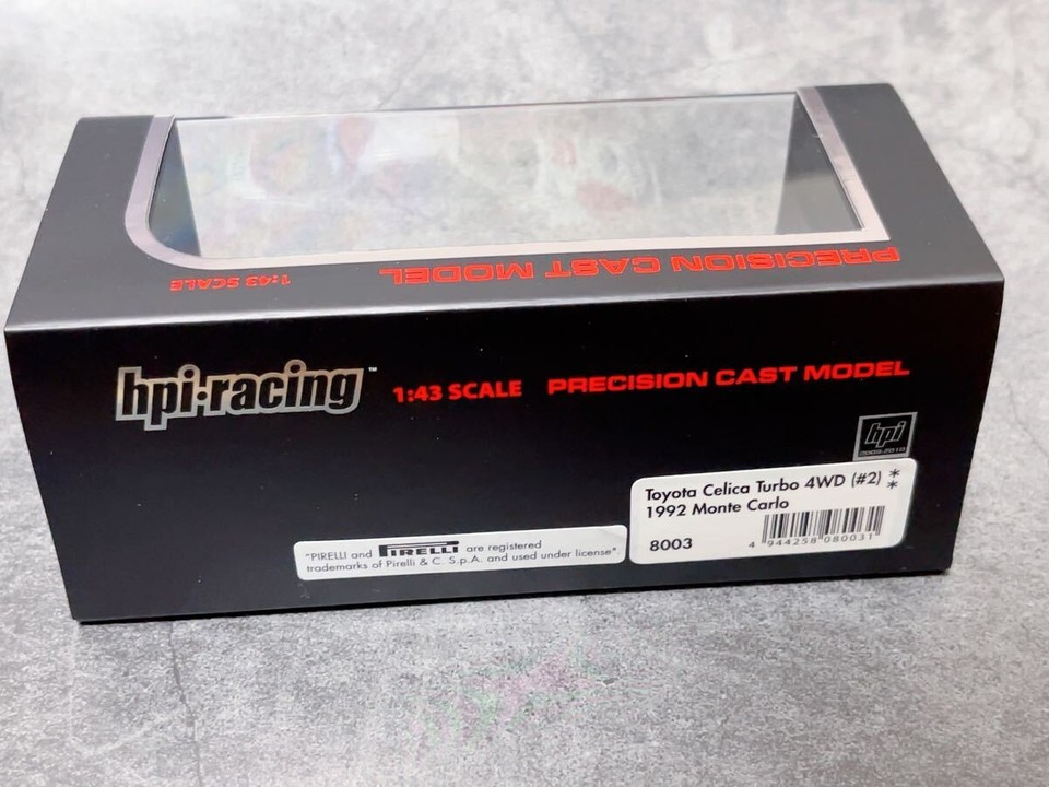 HPI 1/43 hpi racing WRC Toyota Celica Turbo 4WD 1992 Monte Carlo #2 ...