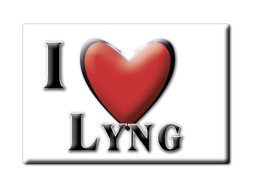 Lyng, Somerset, England - Fridge Magnet I Love Souvenir Uk Gift Idea ...