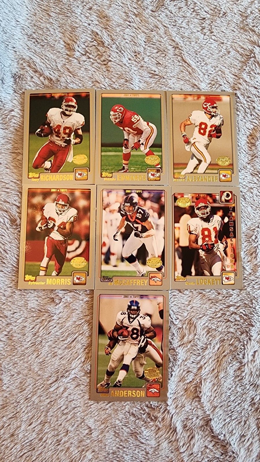 Topps American Football cards Lot Of 7. Near Mint Condition | eBay