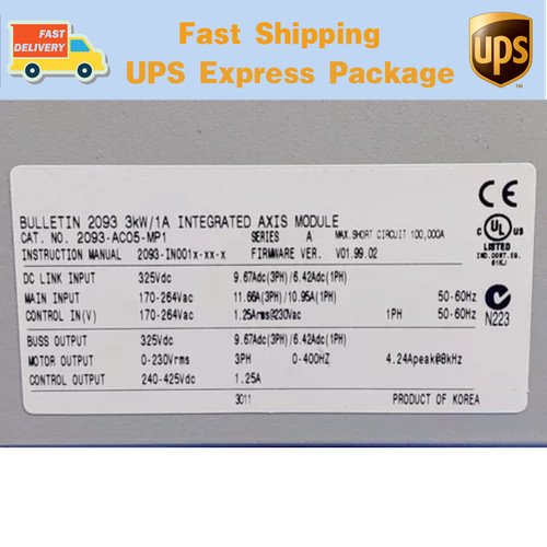 2093-AC05-MP1 AB 2000 Integrated Axis Module 2093AC05MP1 Spot Goods GQ1 ...