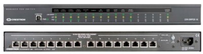 Crestron CEN-SWPOE-16 16-Port Managed PoE Switch AV-Friendly w/ Power ...