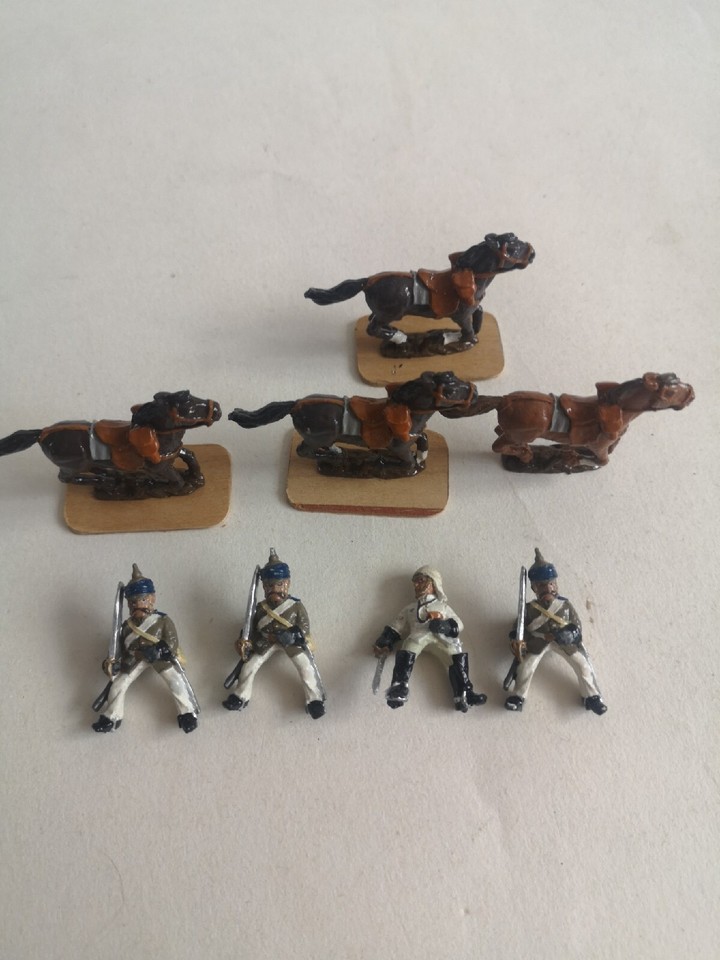 Indian Mutiny Miniatures British Cavalry Dragoons 28mm Foundry X 4 ...