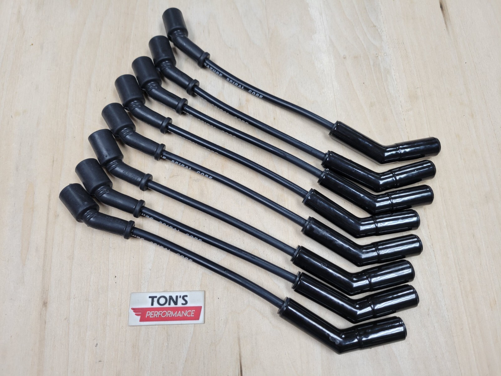 Ton's All Black Ceramic LS High Performance Spark Plug Wire Set LS Pro ...