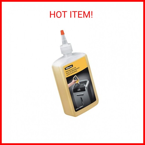 Fellowes Powershred Performance Shredder Oil 12 oz. Extended Nozzle ...