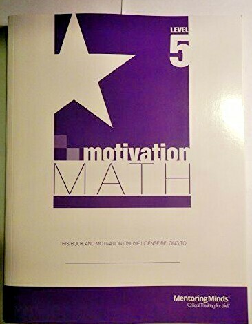 Motivation Math Level 5 Mentoring Minds Student Edition 2017 Work Book ...