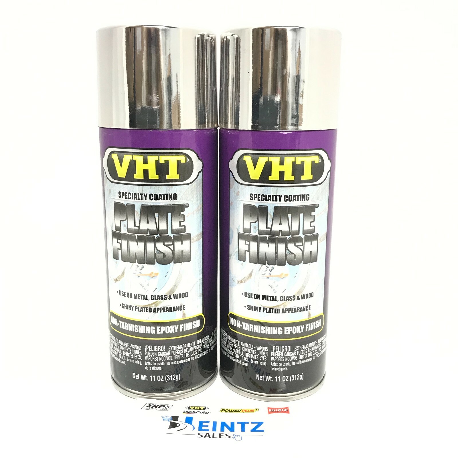 VHT SP5251-2 PACK CHROME Plus Plate Finish Specialty Coating Epoxy - 11 ...