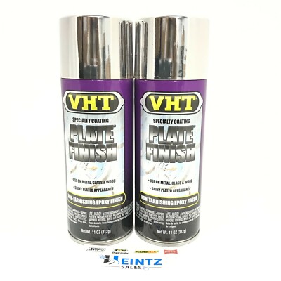 VHT SP5251-2 PACK CHROME Plus Plate Finish Specialty Coating Epoxy - 11 ...