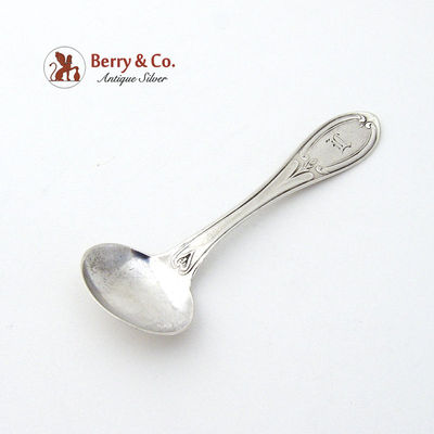 American Coin Silver Master Salt Spoon James Mix Jr Albany 1860 | eBay