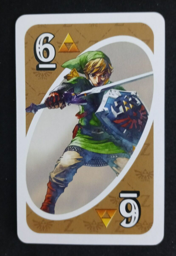 2021 Mattel Legend Of Zelda Uno Card Gold Link #6 | eBay