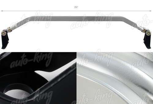 FIT 92-01 HONDA PRELUDE SILVER T-6061 ALUMINUM REAR LOWER TIE BAR STRUT ...