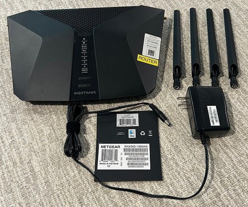 NETGEAR Nighthawk 6Stream Dual-Band WiFi 6 Router (RAX54S) AX5400 ...