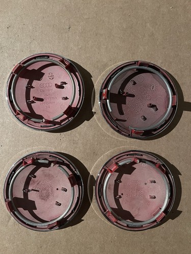 4X OEM Audi a1 a3 q2 q3 a4 a5 a6 a7 a8 q5 q7 Coprimozzo Caps 8T0601170A ...