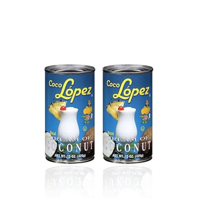 Coco Lopez Cream of Coconut 15 oz Set of 2 Cans, 425g Each | eBay UK
