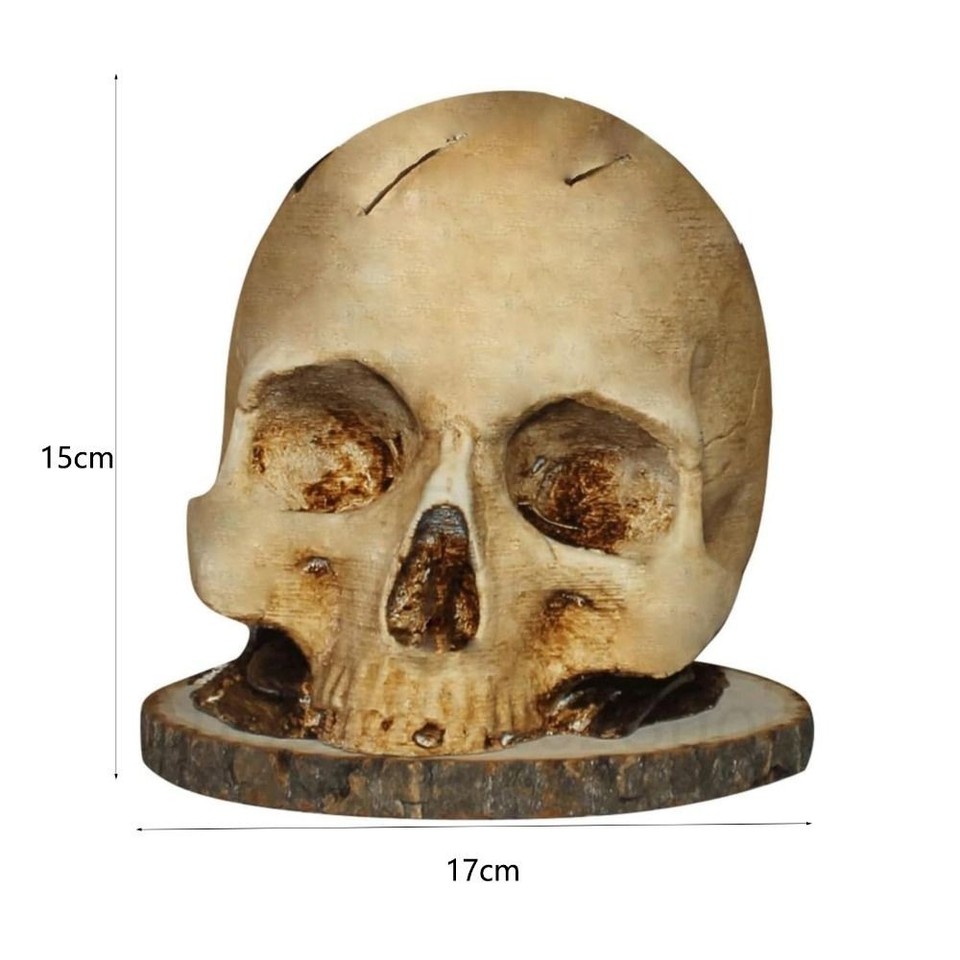 Dilapidated Skeleton Knife Stand Resin Fruit Storage Rack Halloween ...