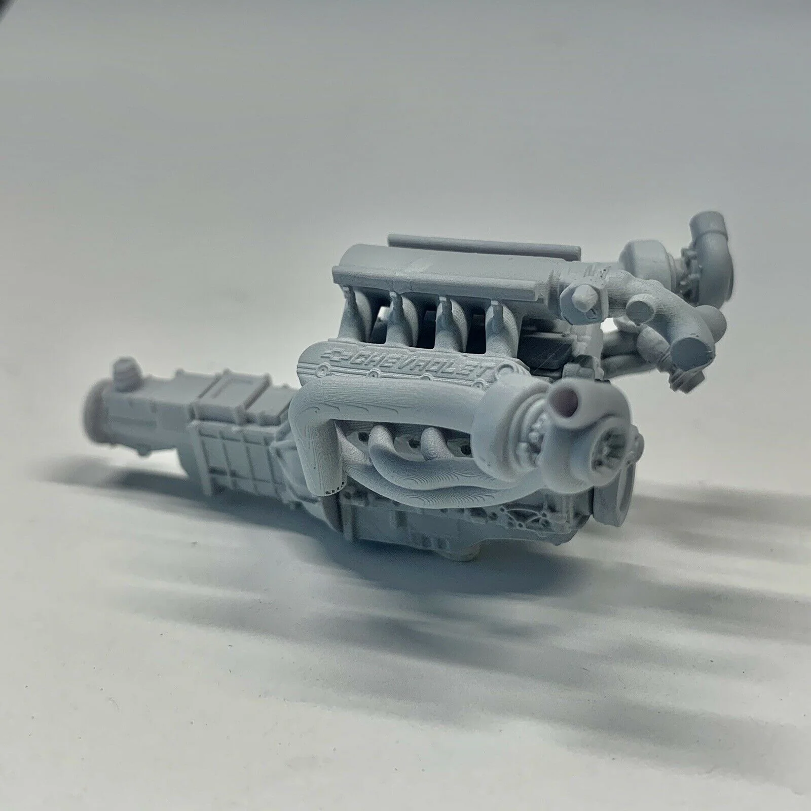 V1 Chevy LS Twin Turbo Engine 1/25 | eBay
