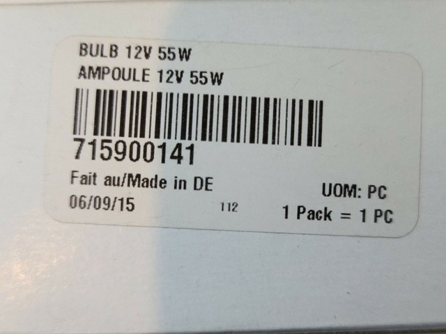 Can-Am OEM 12v 55w Headlight Bulb Part 715900141 for sale online | eBay
