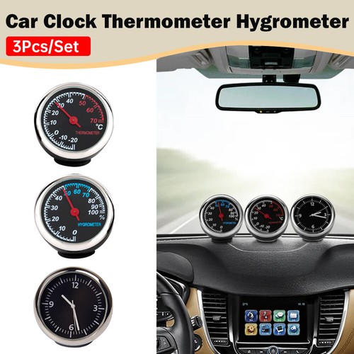 Auto Car Vehicle Thermometer/Hygrometer Mini Small Dashboard ...