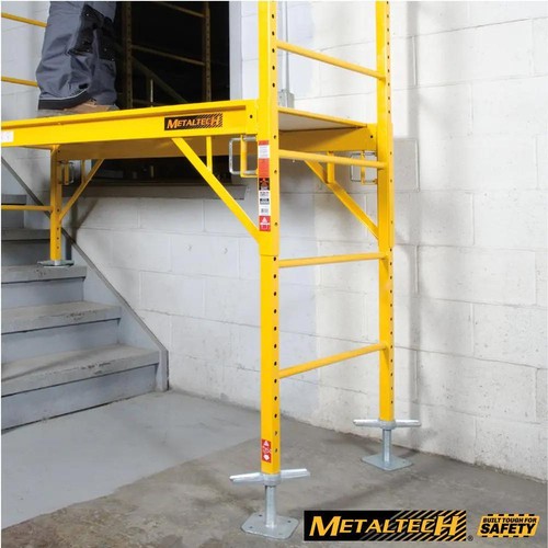 MetalTech Baker Scaffold Leveling Jack 12" Adjustable Galvanized Steel ...