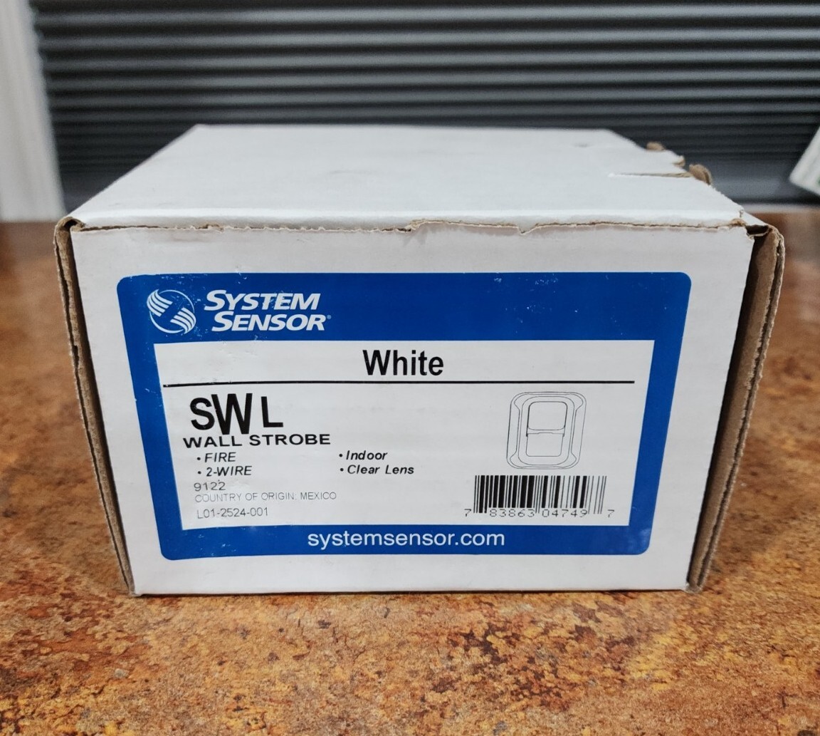 System Sensor SWL Wall Mount Strobe, White | eBay