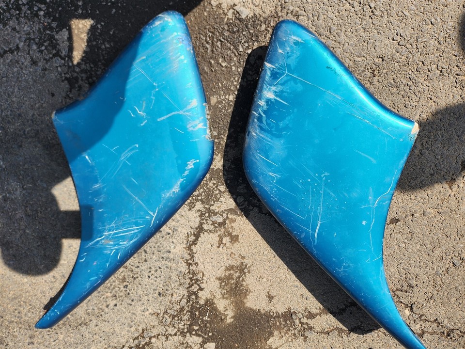 91-96 Corvette C4 GREENWOOD Front Ground Effect Splitter Set USED SIDES ...