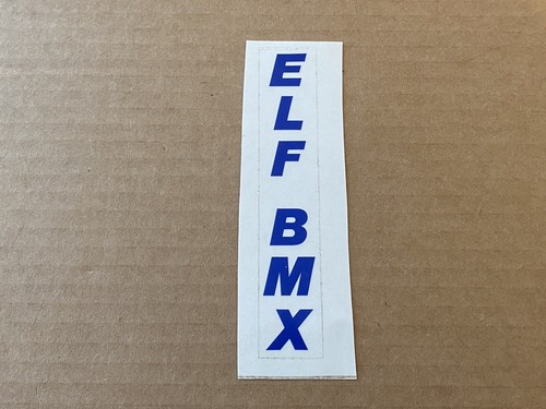 Elf Vintage Bmx 2015 Reproduced Sticker Clear GT03218 | eBay