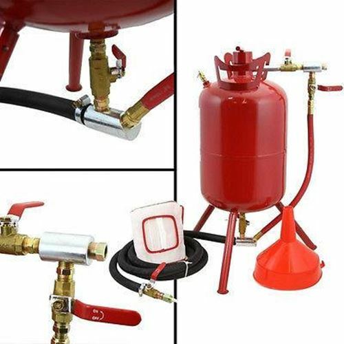Sandblastor Sand Blastor Tank Pot Kit Set for Air Power Compressor ...