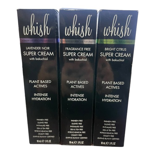 Whish Super Cream With Bakuchiol Intense Hydration 90ml 3 Oz Choose ...