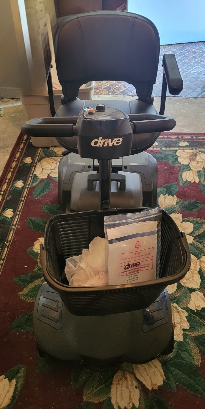 SLIGHTLY USED Drive Scout LT-4 Wheel Scooter 300 lb Capacity 9 Mile ...