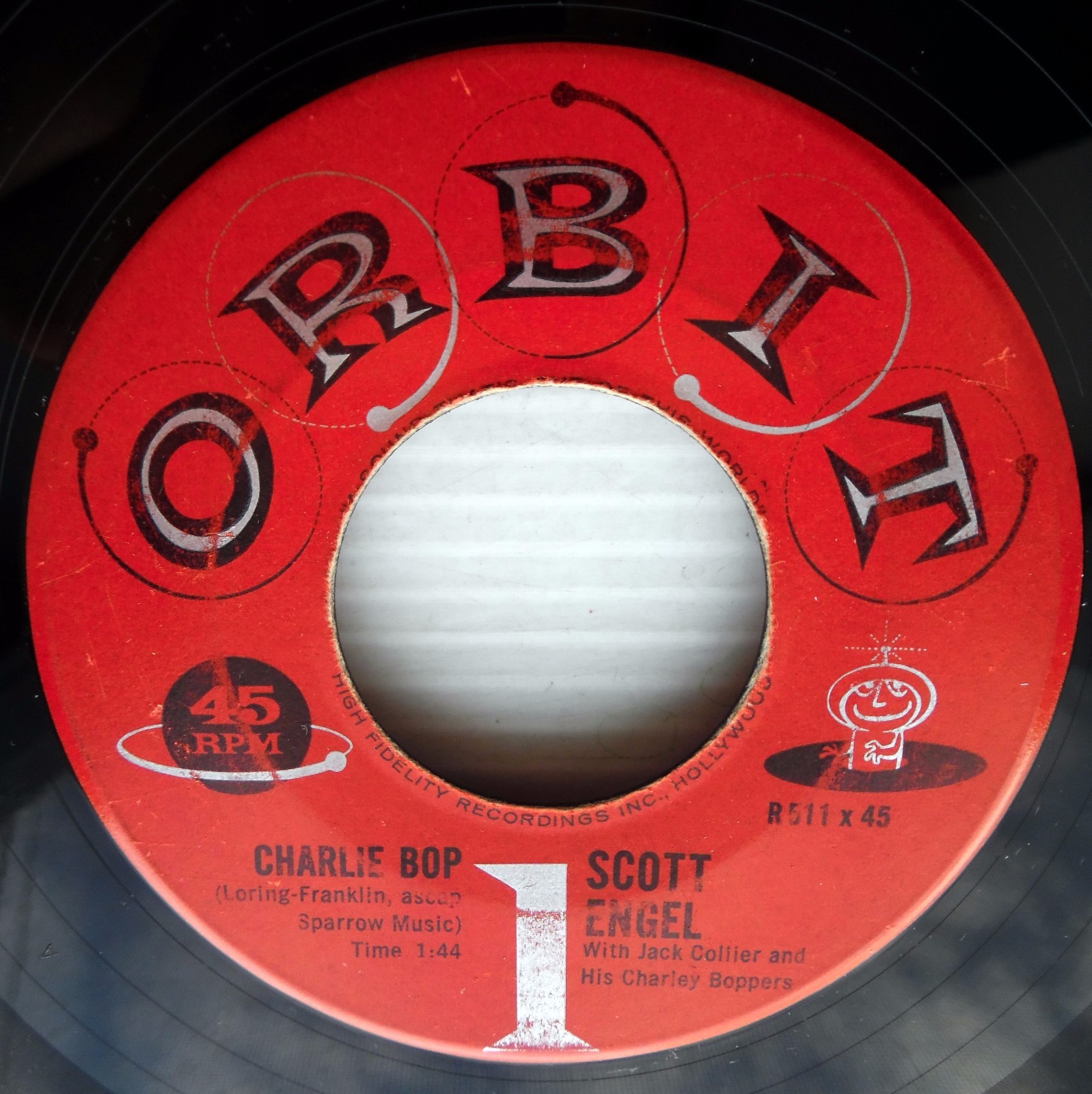 SCOTT ENGEL charlie bop b/w all I do is dream of you 1958 teen Bopper ...