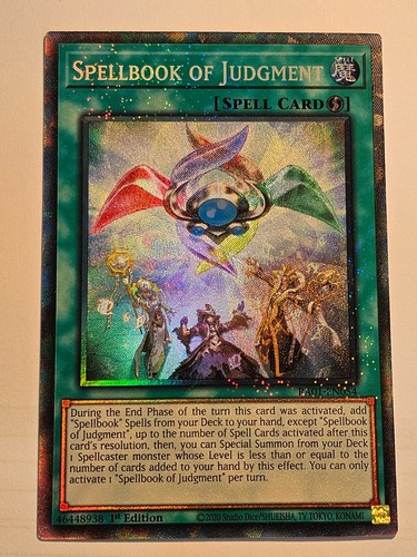 Spellbook of Judgment (V.6 - Collectors Rare) YUGIOH RA01 ENGLISH NM ...
