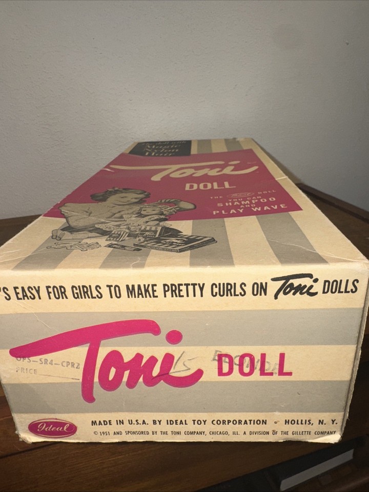 Beautiful High Color Ideal Toni Doll P-90 Blonde Hard Plastic Doll in ...