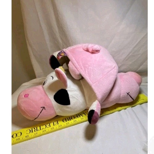 FlipaZoo Pig Cow Stuffed Animal Large 16" Sofie Cow Ruby Piglet Plush ...