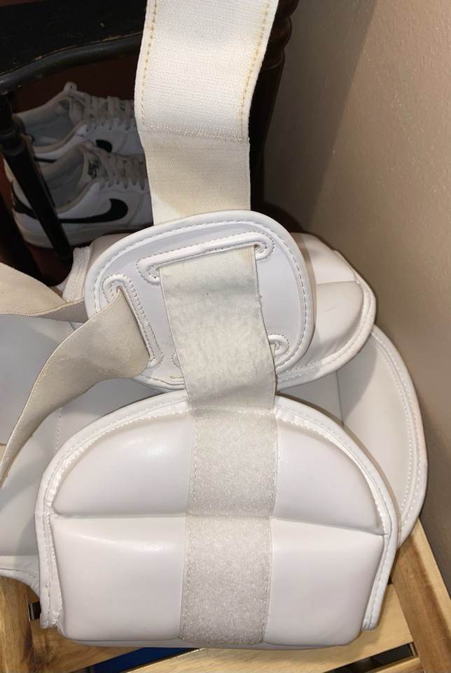 Adidas WKF Kids Karate Chest Protector Size XXS White | eBay