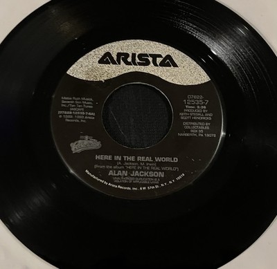 ALAN JACKSON - Here In The Real World / Wanted - VG++ Arista Country ...