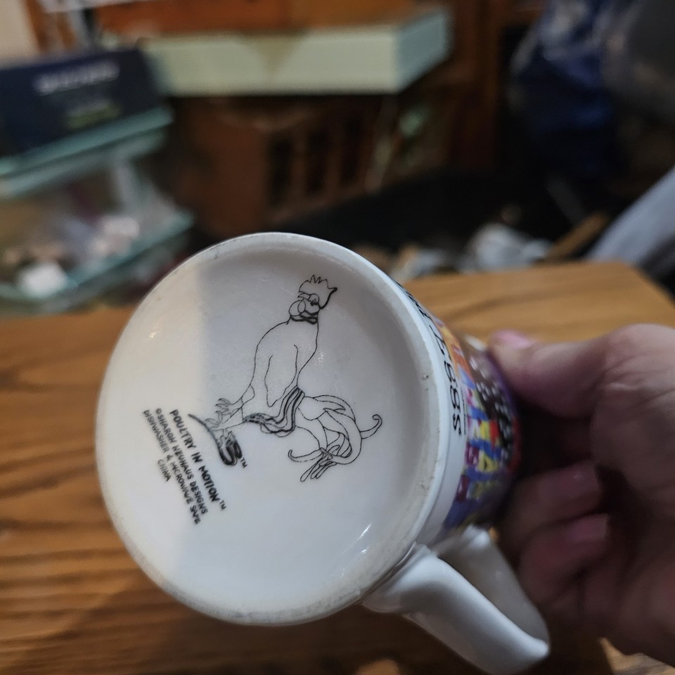 Poultry In Motion FRENCH HEN Coffee Cup By Sharon Weuhaus 12 oz ...