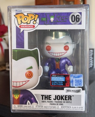 Funko Pop DC Mystery Box: Metallic JOKER #06 NYCC 2025 Shared Sticker ...
