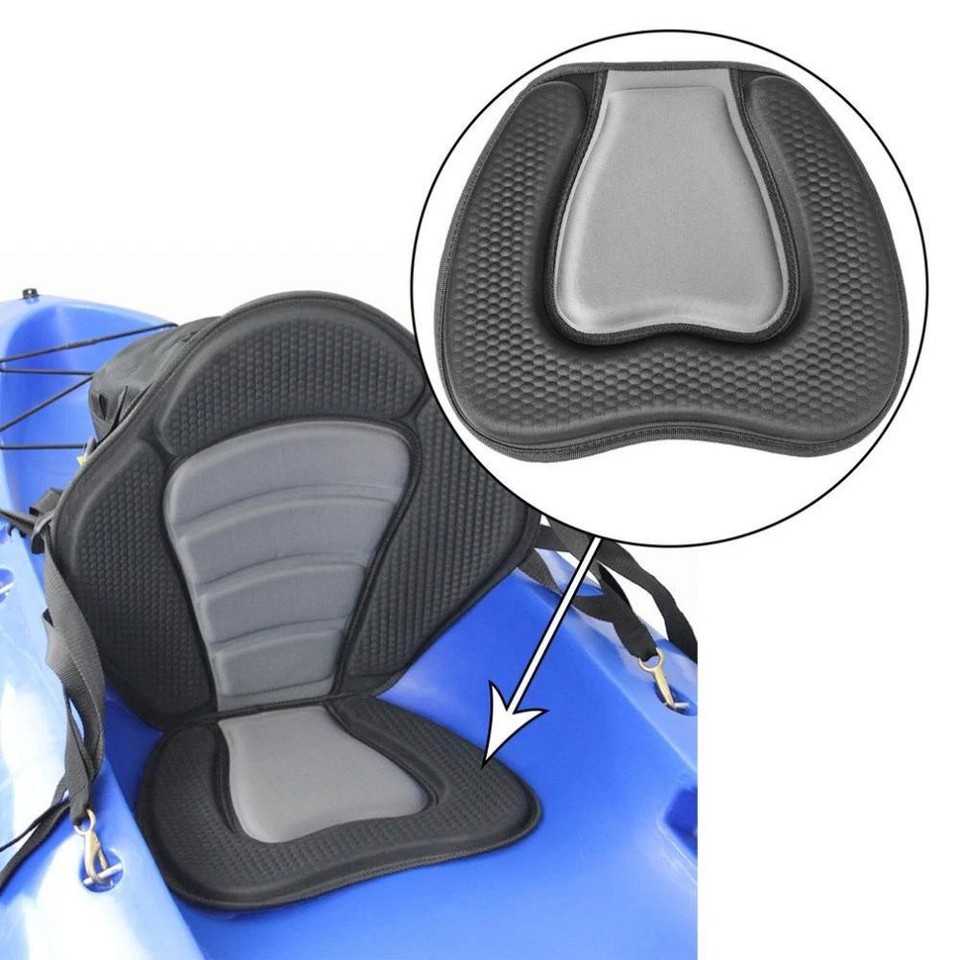 Adjustable Padded Kayak Seat Deluxe Detachable Boat Seats Comfortable ...