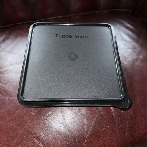 Tupperware Square Sweet Savoury Keeper Container - Black Lid | eBay ...
