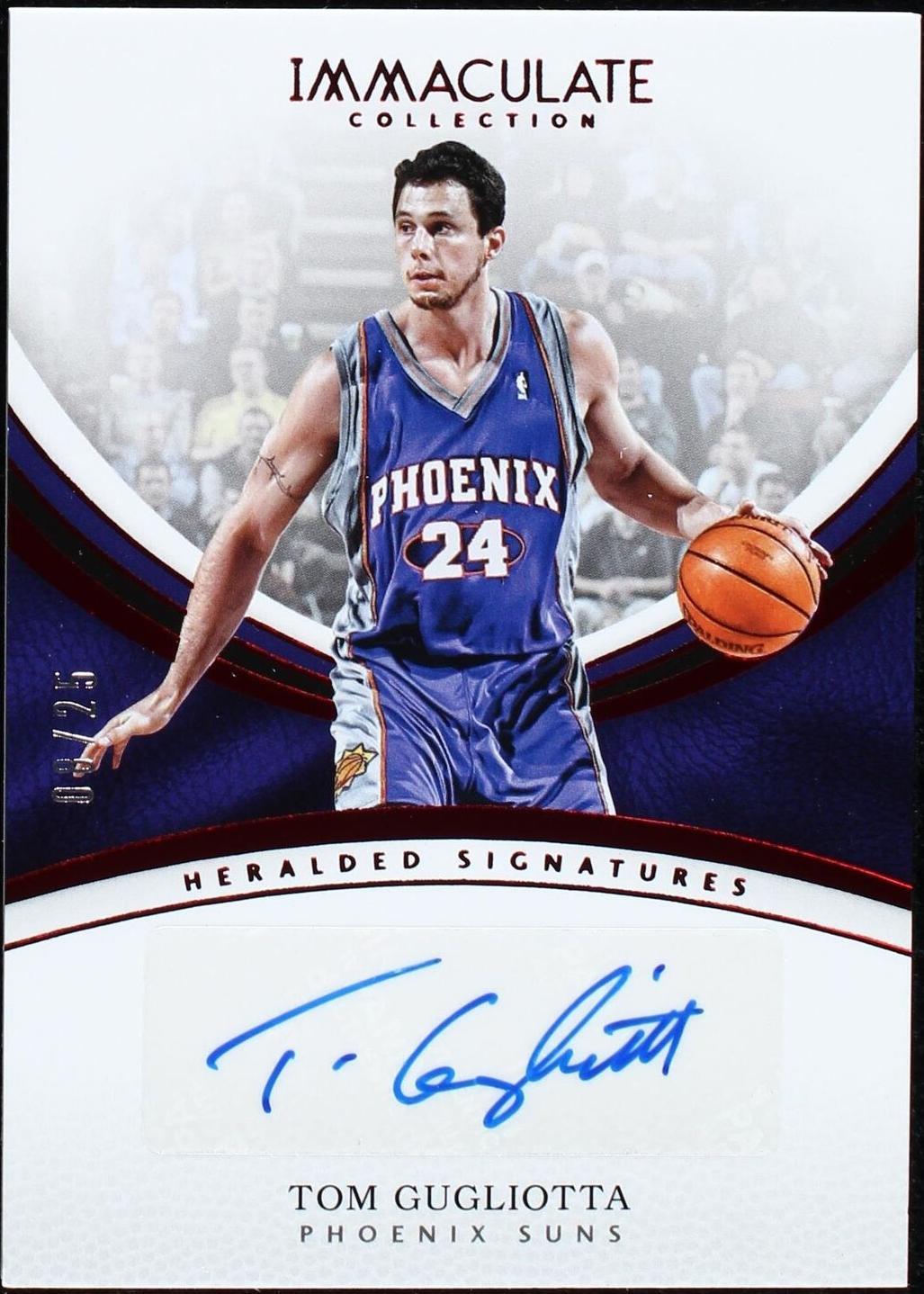 2016-17 Panini Immaculate Collection - Heralded Signatures Tom ...