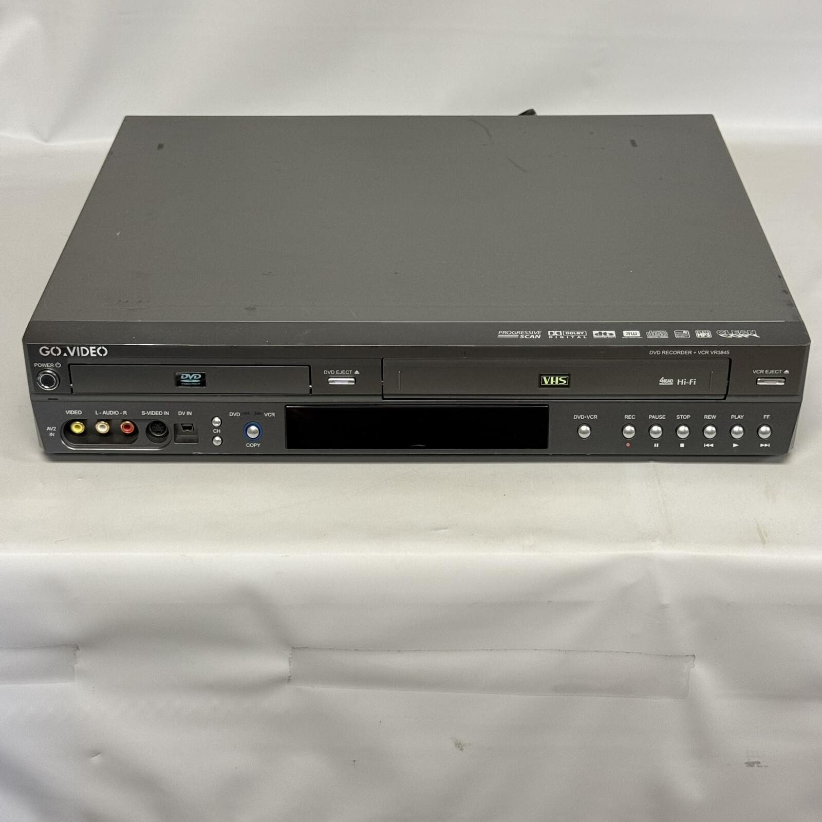 GoVideo VR3845 DVD Recorder VCR Combo No Remote | eBay