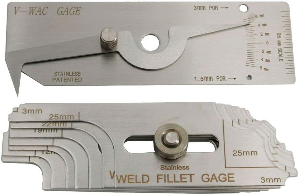 Welding Gauge Tool Kit Welding Inspection Gage Inspection Ruler Case ...