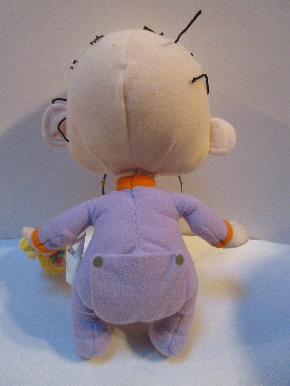Vintage 1998 Mattel Rugrats 10" Dil Pickles Plush Doll Toy With Rattle ...