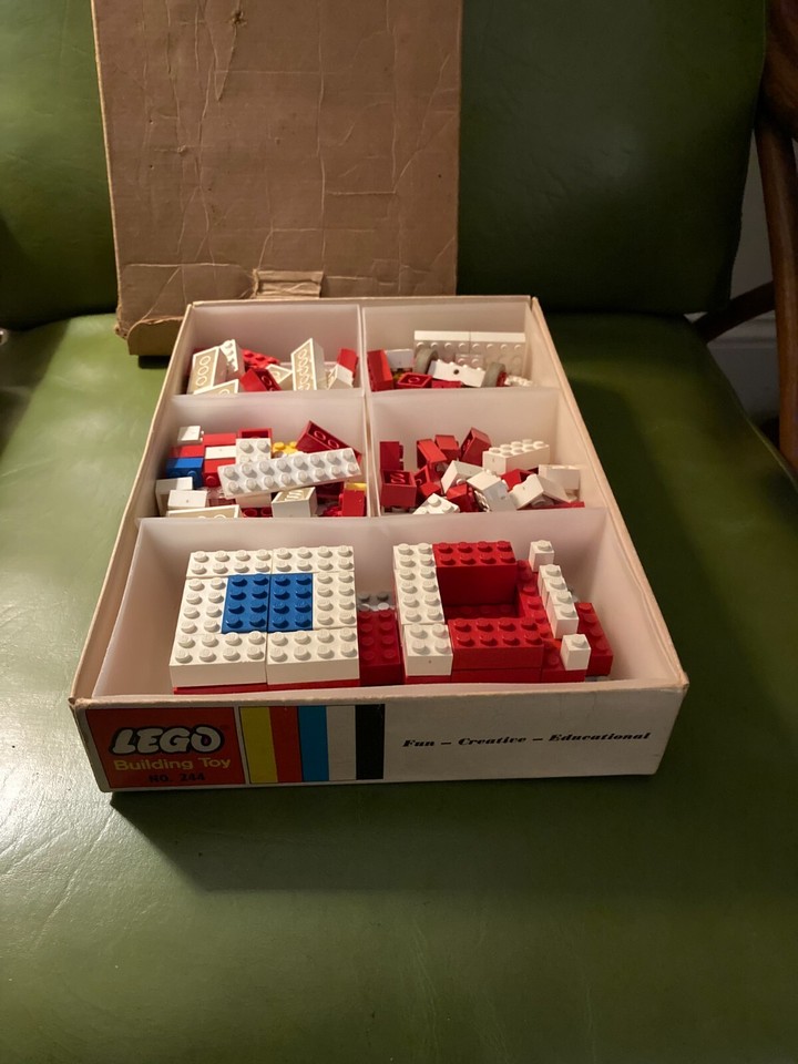 LEGO - VINTAGE 1960's THIS IS YOUR LEGO BUILDING TOY SET With Box | eBay